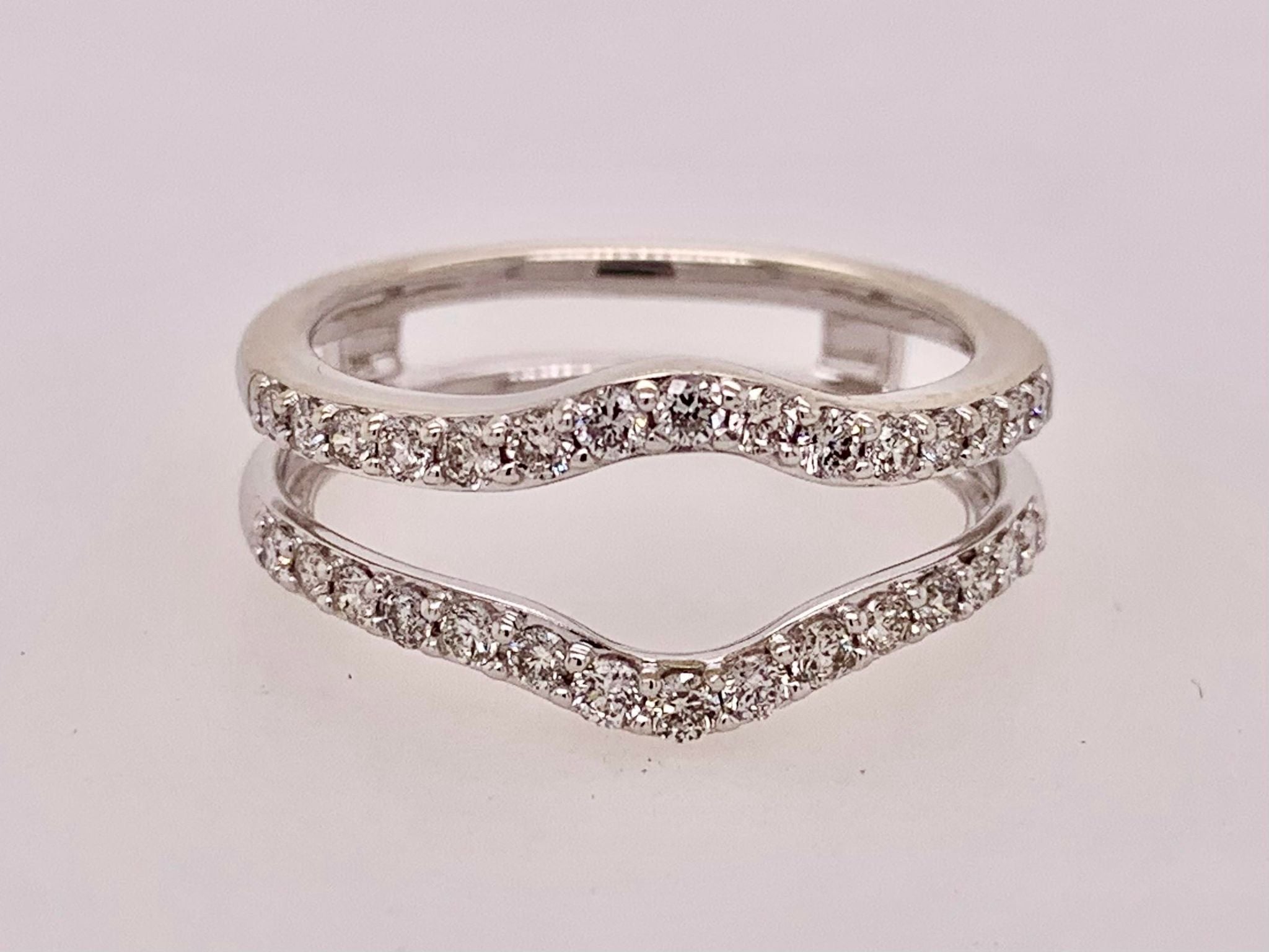 14K Diamond Ring Guard Enhancer – John Cauley Jeweler