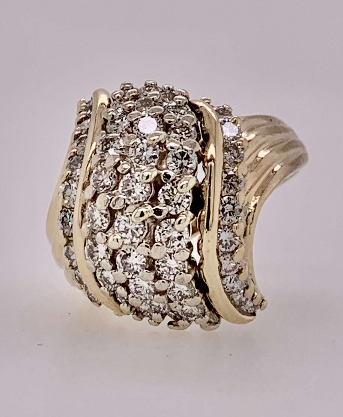 14K Estate Diamond Cluster – John Cauley Jeweler