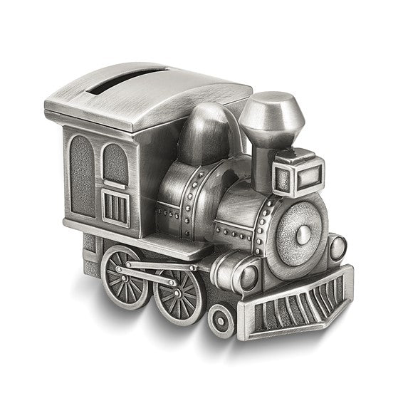 Pewter-tone Finish Metal Small Train Bank – John Cauley Jeweler