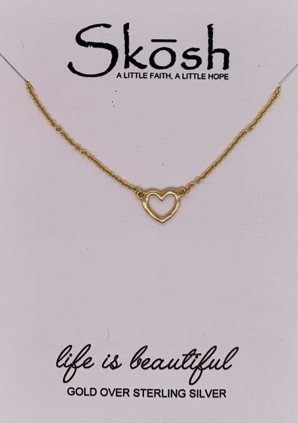 Skosh Tiny Heart Necklace – John Cauley Jeweler