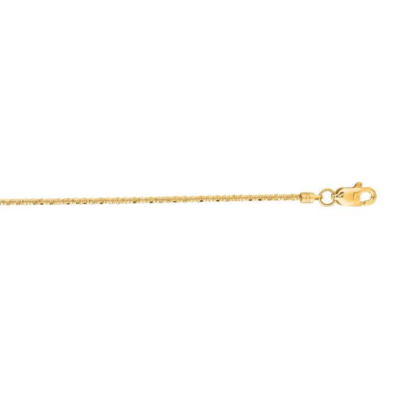 14K Gold Sparkle Chain – John Cauley Jeweler