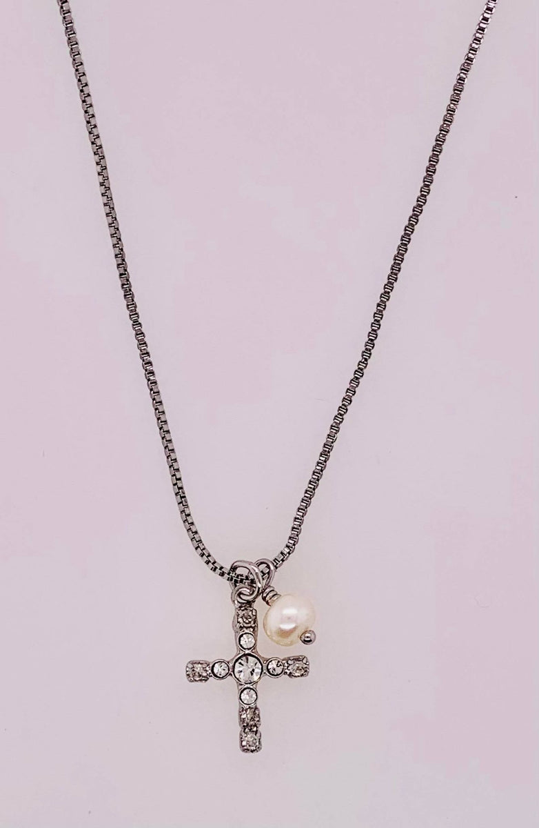 Joelle Cross Pendant Necklace – John Cauley Jeweler