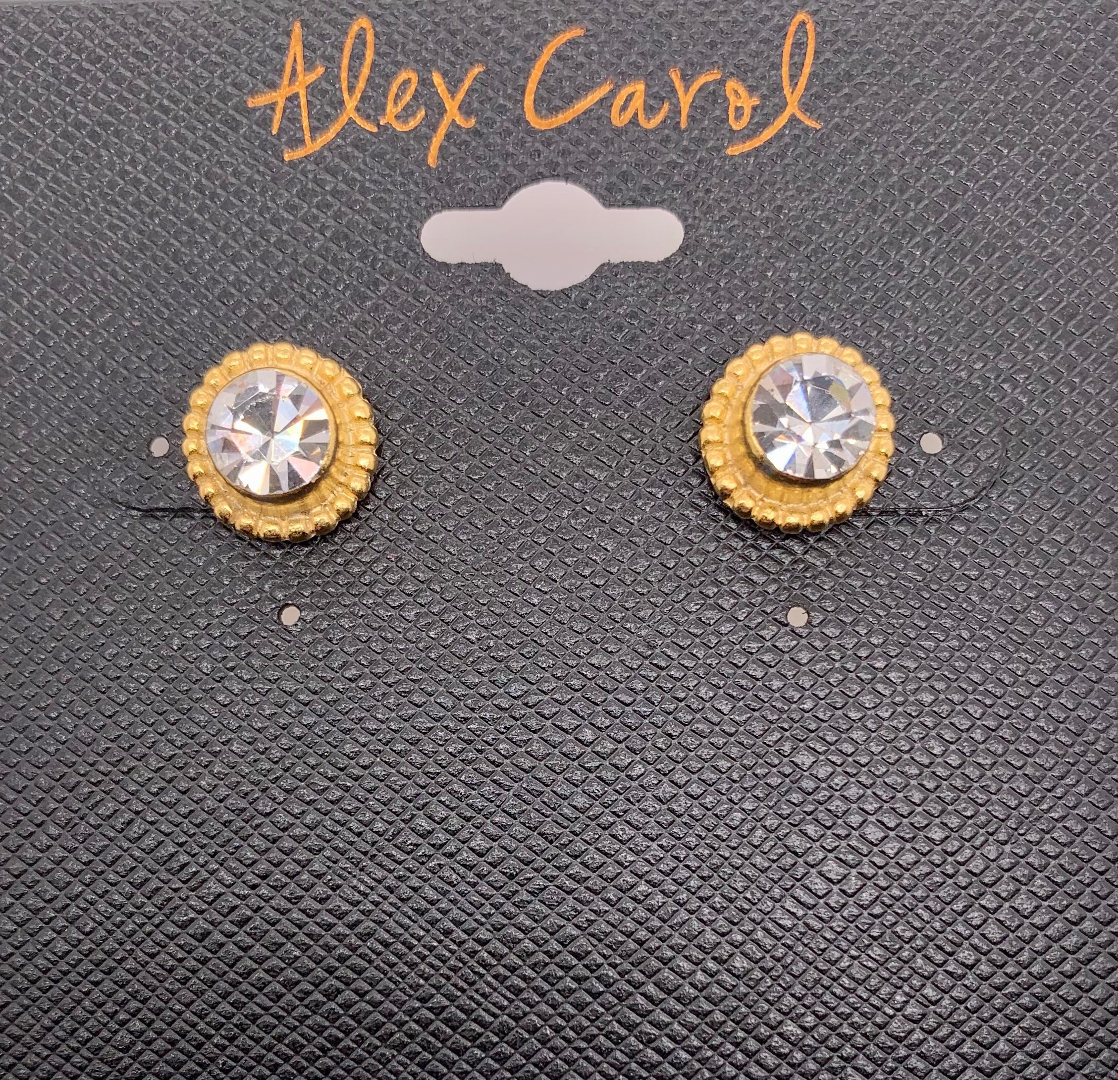 Alex Carol Crystal Stud Earrings – John Cauley Jeweler